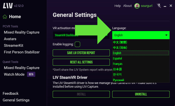 General Settings – LIV Help Desk